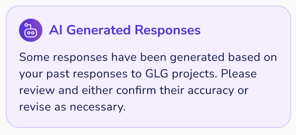GLG for Experts App | FAQ – GLG Network Member Support