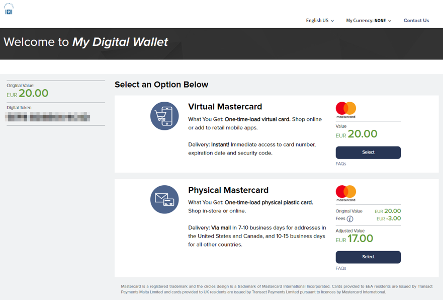 How to redeem my Mastercard® Prepaid Card (EUR, GBP, JPY, AUD)? – GLG ...